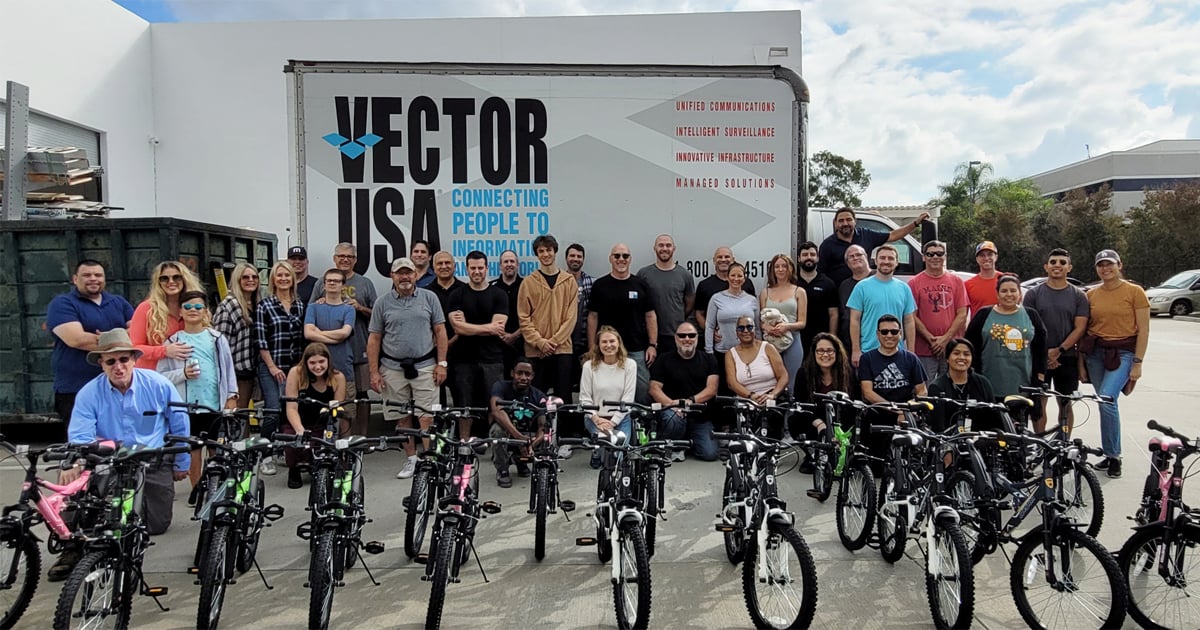 VectorUSA Community Bike Building Event 2022